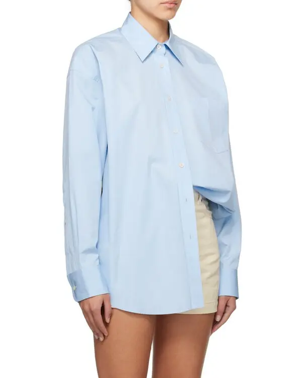 Stella McCartney Paneled Shirt With Pointed Collar