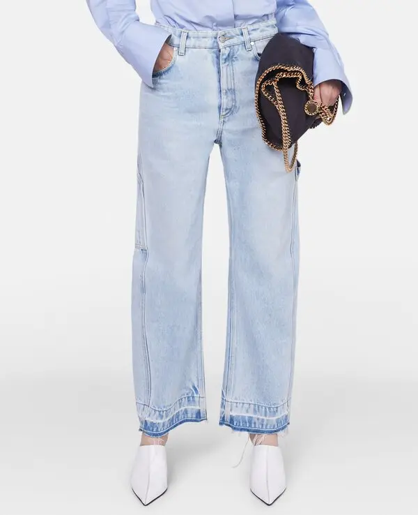 Stella McCartney Paneled Shirt With Pointed Collar