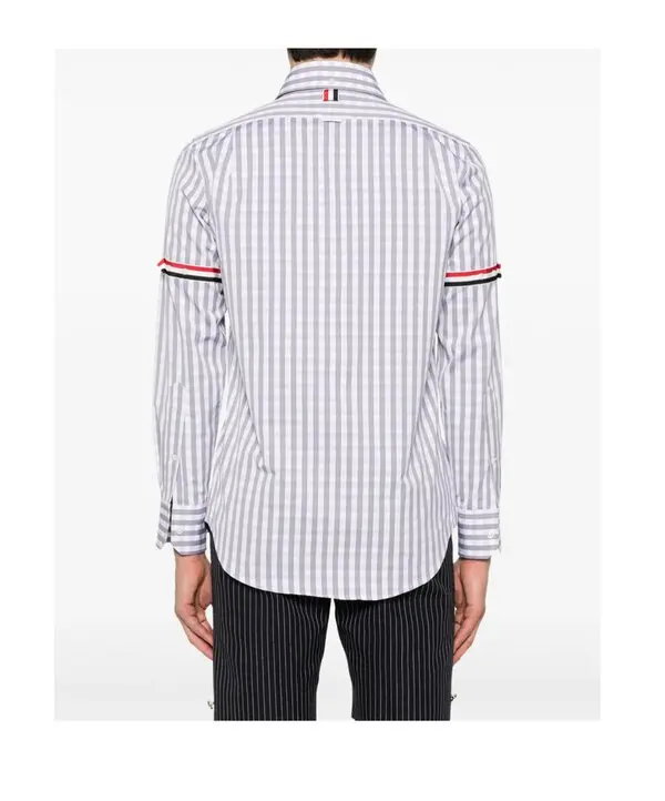 Thom Browne Gingham Check Poplin Armband Shirt