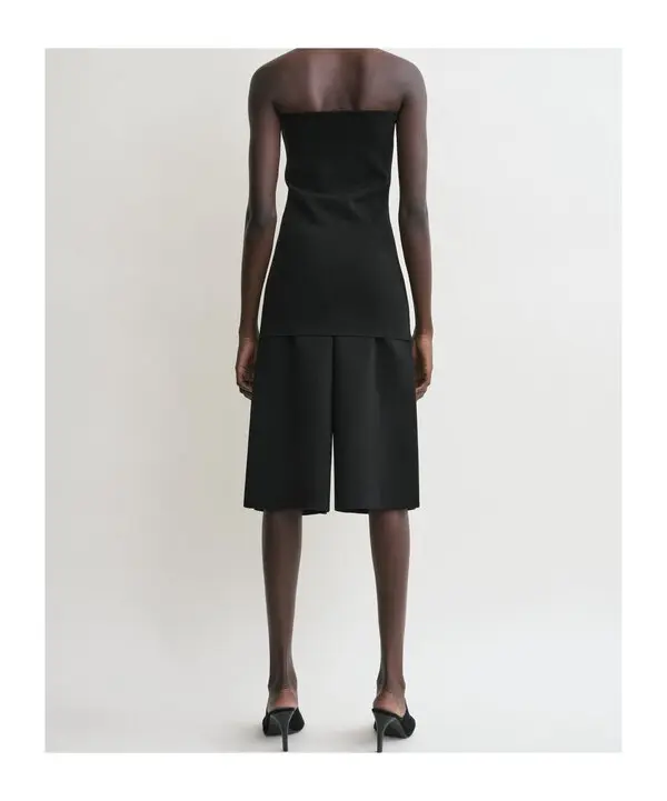 TOTEME Strapless Tube Top In Compact Knit