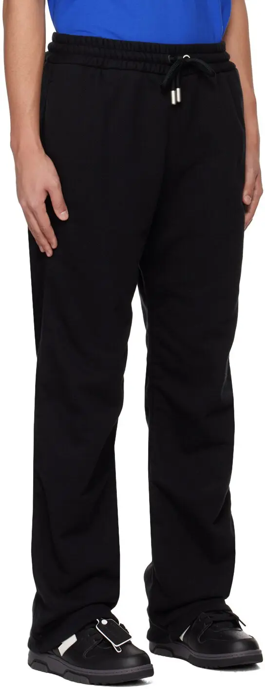Off-White Drawstring Straight Leg Trousers