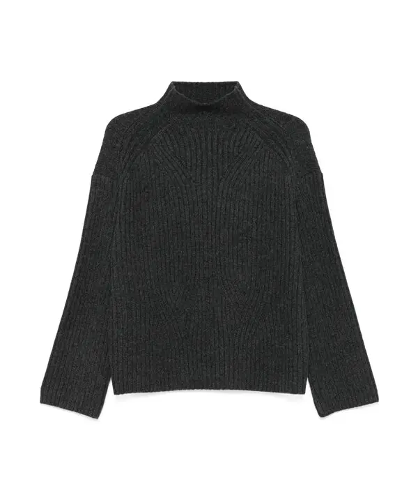 LOULOU STUDIO Ines Ribbed High Neck Sweater