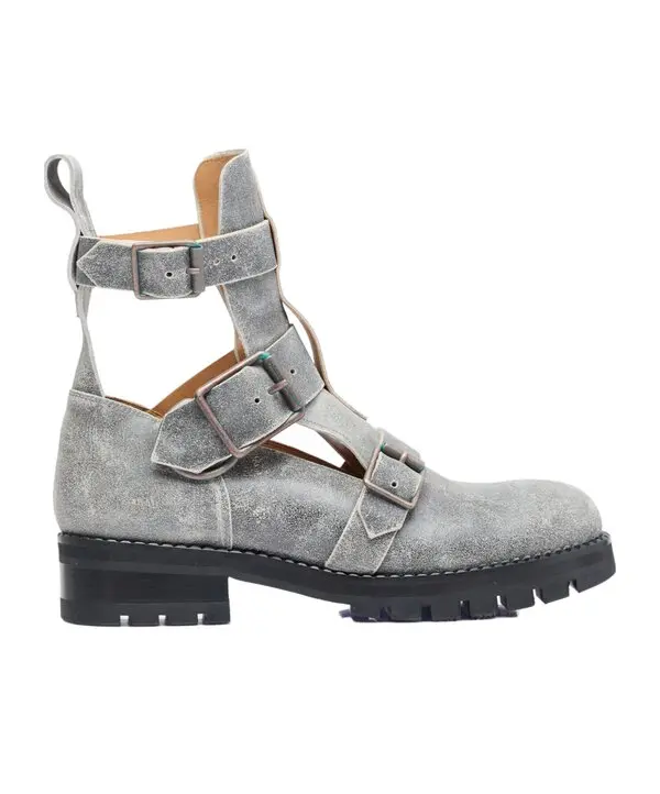 VIVIENNE WESTWOOD Rome Distressed Buckled Boots