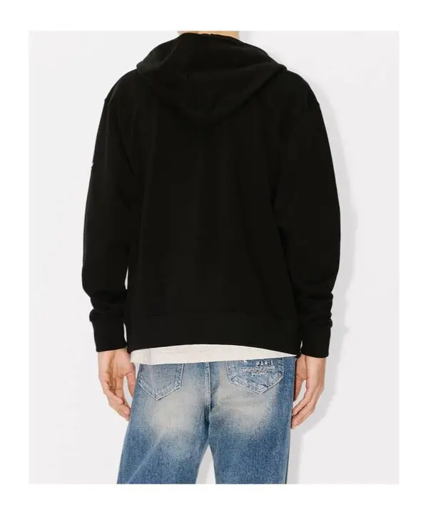 Kenzo Tiger Patch Zip-up Hooded Jacket