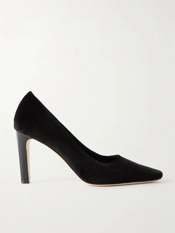 Manolo Blahnik Velvet Pumps