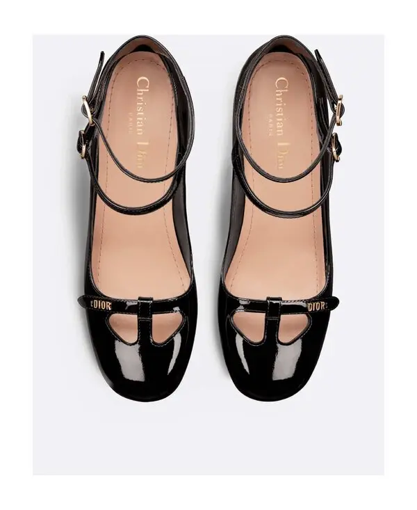 Dior Patent Leather Wedge Pumps