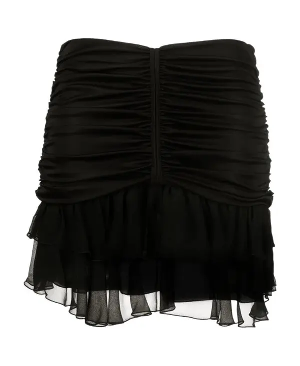 Blumarine Gathered Detail Mini Skirt