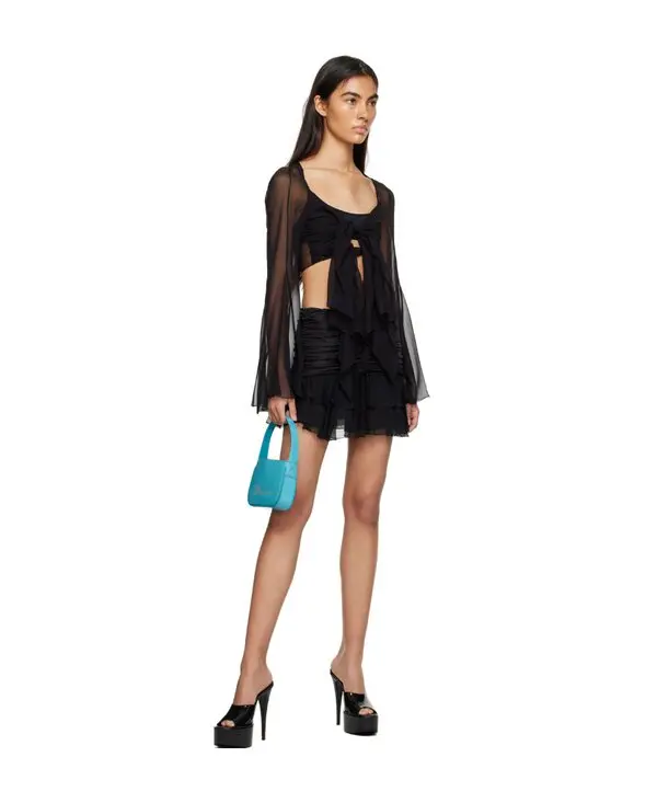 Blumarine Gathered Detail Mini Skirt