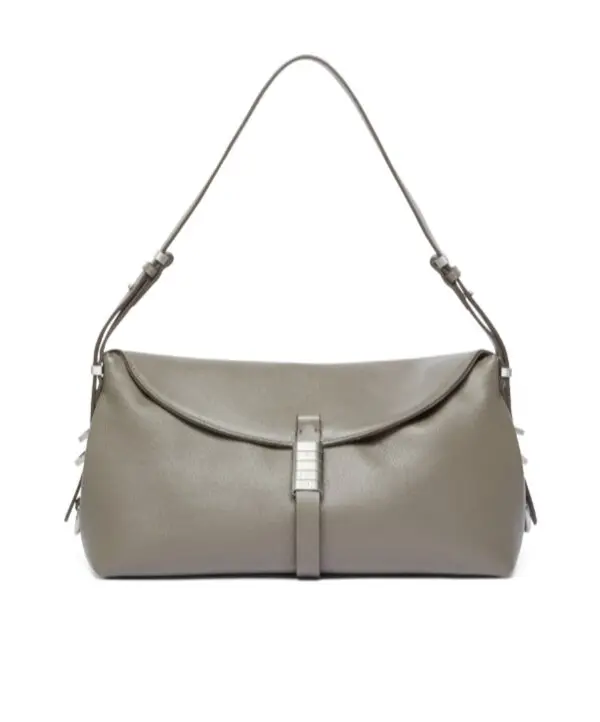 Pinko Logo Detailed Shoulder Bag - Gray
