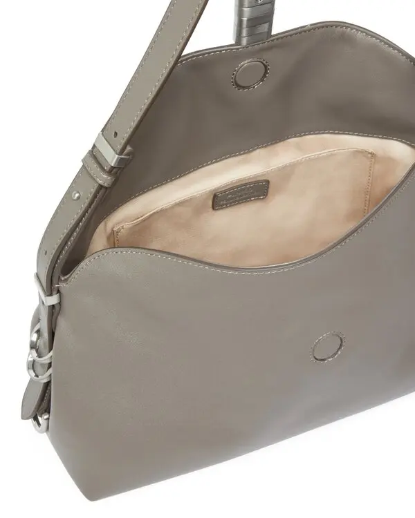 Pinko Logo Detailed Shoulder Bag - Gray
