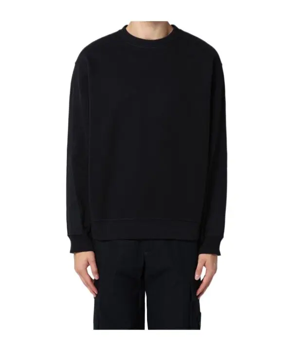 Stone Island Crewneck Sweatshirt With Embroidered Logo