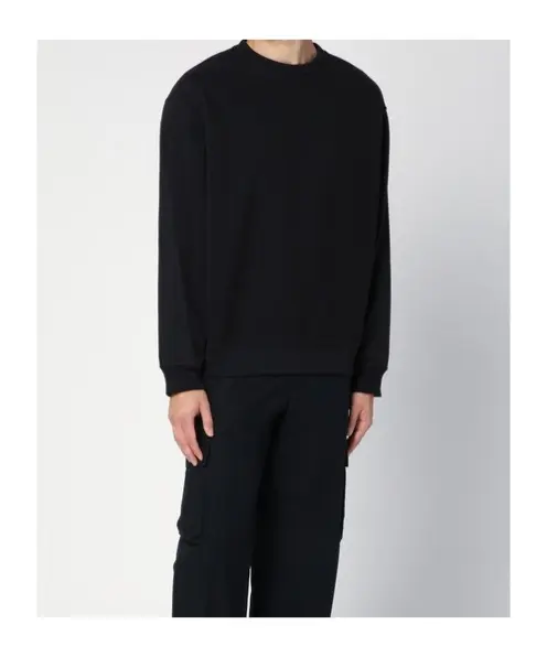 Stone Island Crewneck Sweatshirt With Embroidered Logo