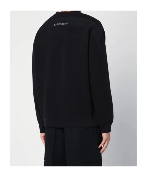 Stone Island Crewneck Sweatshirt With Embroidered Logo