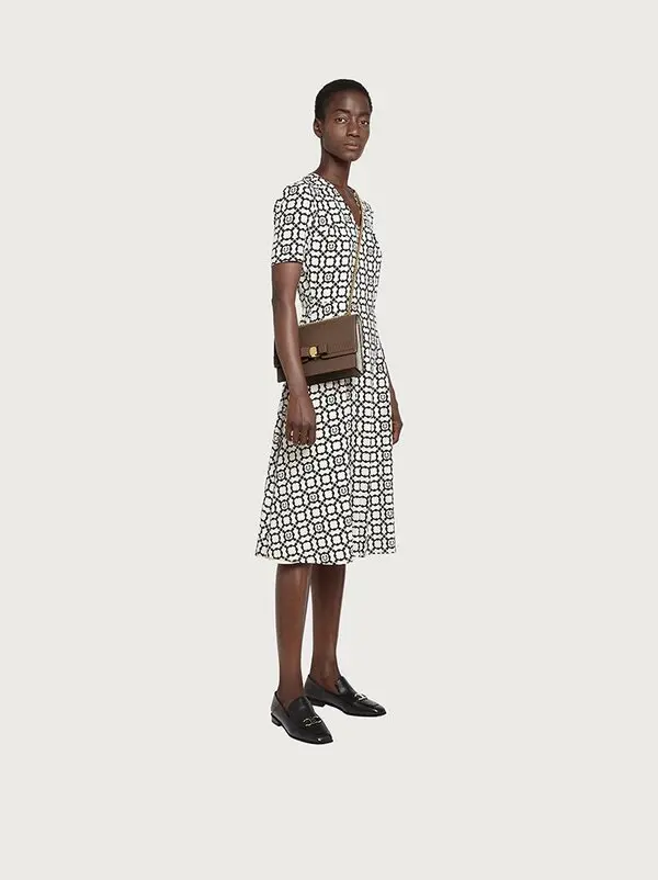 FERRAGAMO Vara Bow Satchel Bag