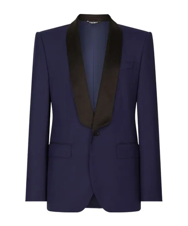 Dolce & Gabbana Single-breasted Shawl-lapels Blazer - Black