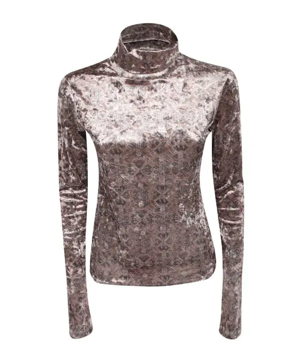 PIERRE-LOUIS MASCIA Geometric High-neck Sweater