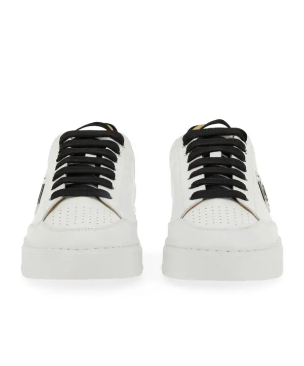 Philipp Plein Logo Plaque Perforated Low-top Sneakers