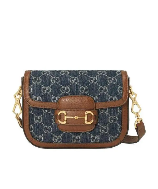 Gucci Horsebit Denim Mini Bag