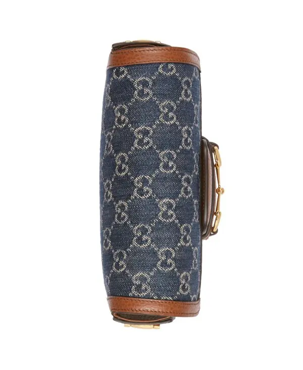 Gucci Horsebit Denim Mini Bag