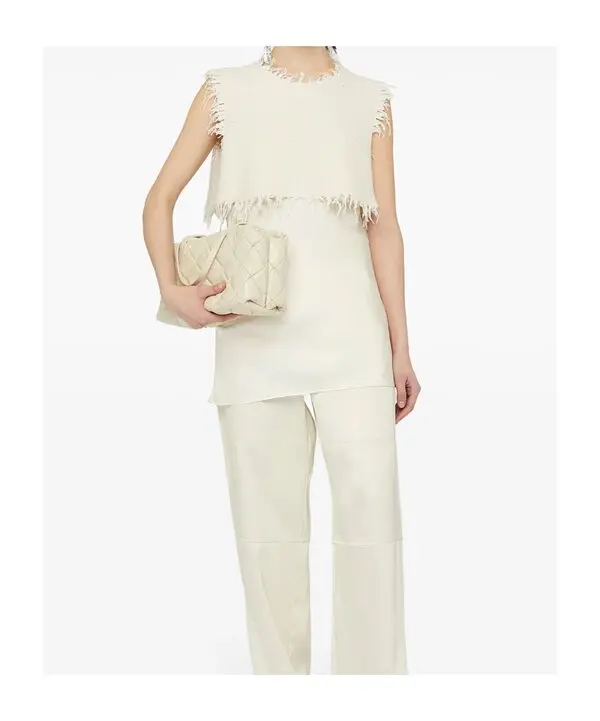 JIL SANDER Layered Design Sleeveless Top