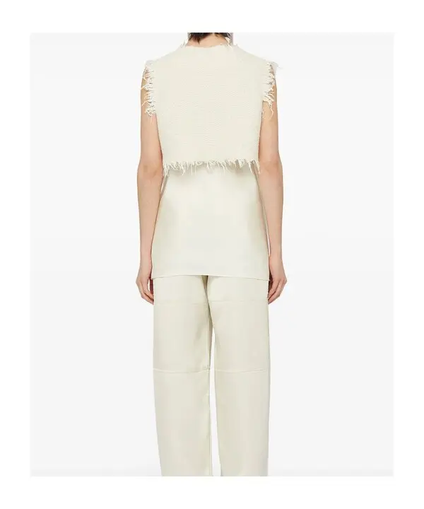 JIL SANDER Layered Design Sleeveless Top