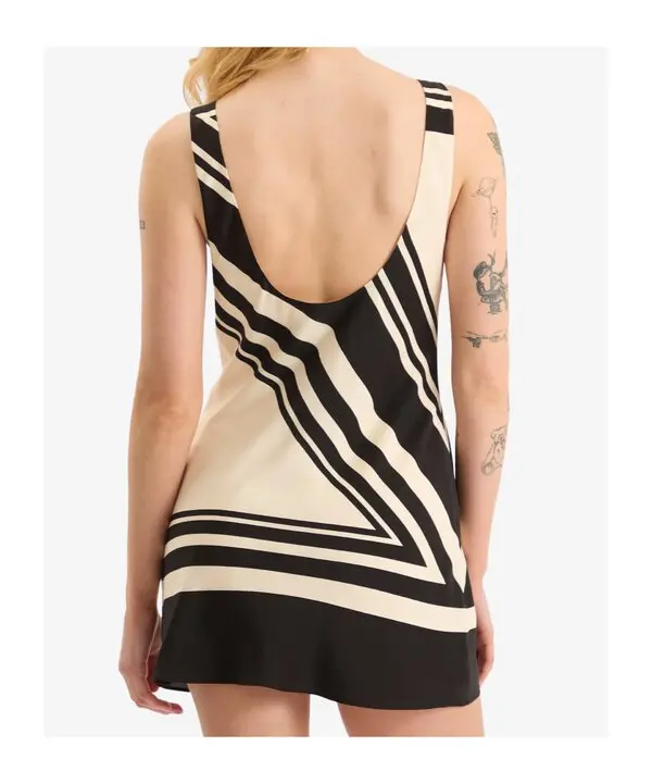 SIR. Pietra Printed Silk Crepe De Chine Mini Dress