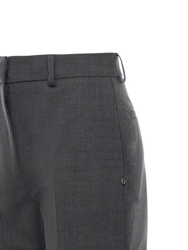 OTTOD'AME Tailored Cool Wool Pants - Black