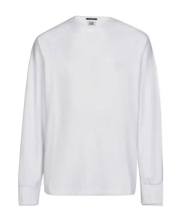 C.P. COMPANY Logo-patch Crewneck Sweatshirt - White