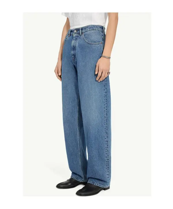 MAISON MARGIELA Wide-leg Jeans With Distressed Finish