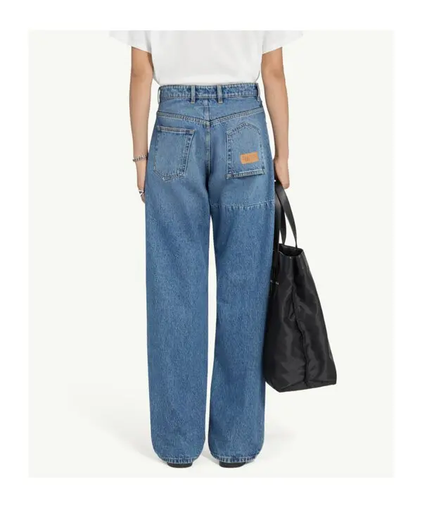 MAISON MARGIELA Wide-leg Jeans With Distressed Finish
