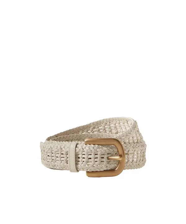 Gabriela Hearst Woven Belt - Ivory