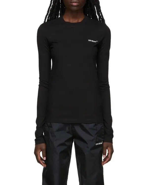 Off-White Diag Stripe Long Sleeve T-shirt
