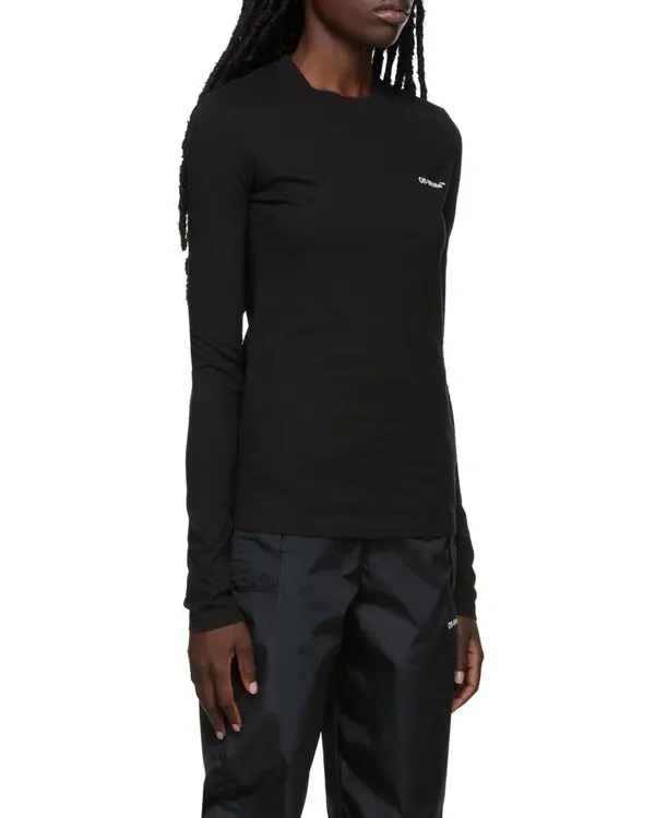 Off-White Diag Stripe Long Sleeve T-shirt