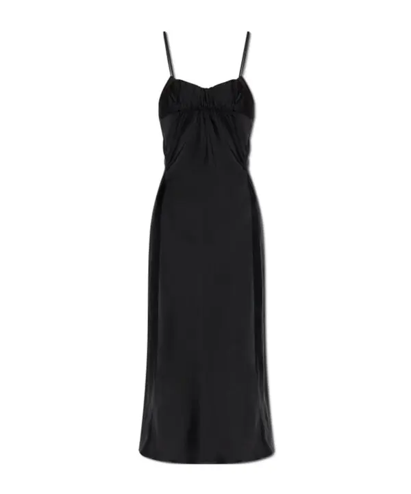 JIL SANDER Spaghetti Strap Midi Dress