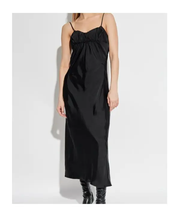 JIL SANDER Spaghetti Strap Midi Dress
