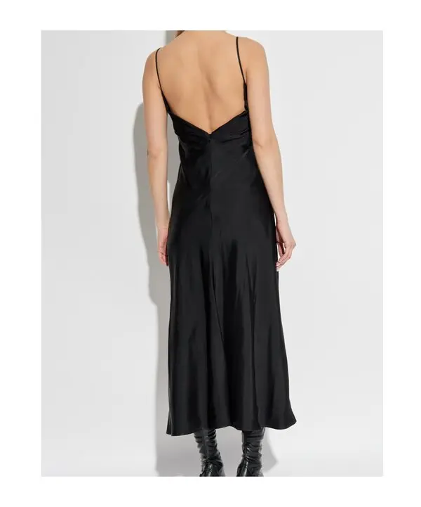 JIL SANDER Spaghetti Strap Midi Dress