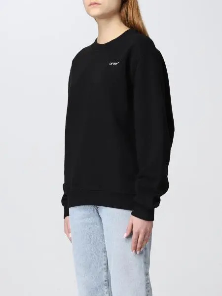 Off-White Logo Print Long Sleeve Sweatshirt