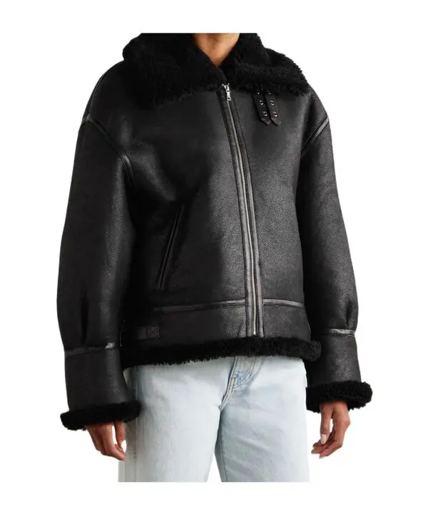 Nour Hammour Shearling Jacket
