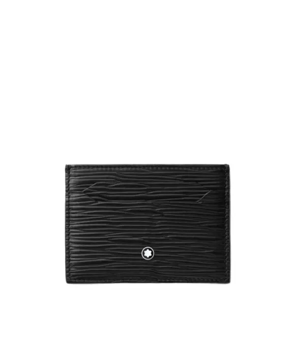 Montblanc Meisterstück 4810 Logo Plaque Card Holder - Black
