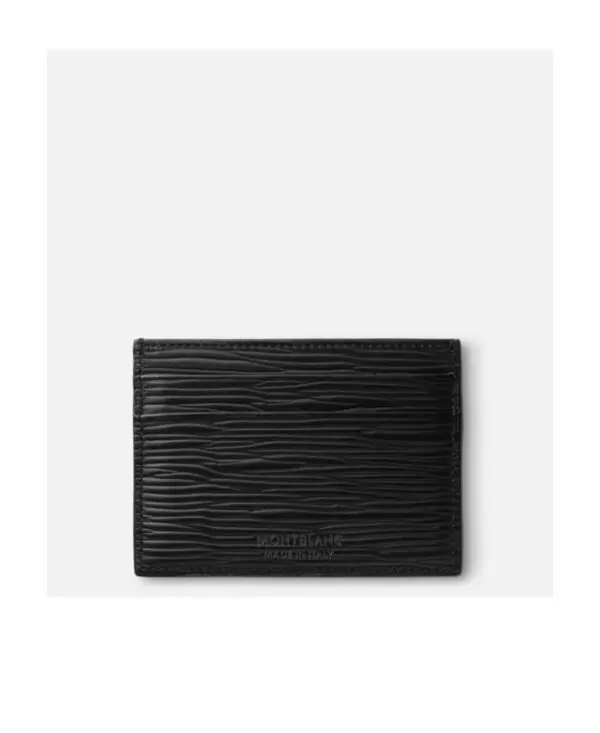 Montblanc Meisterstück 4810 Logo Plaque Card Holder - Black