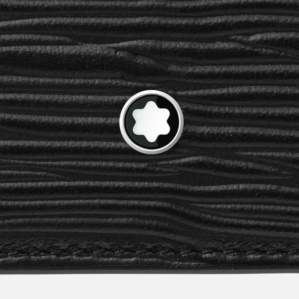 Montblanc Meisterstück 4810 Logo Plaque Card Holder - Black