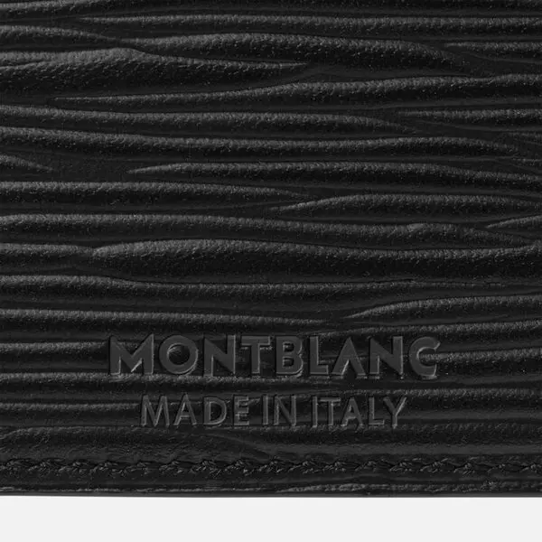Montblanc Meisterstück 4810 Logo Plaque Card Holder - Black