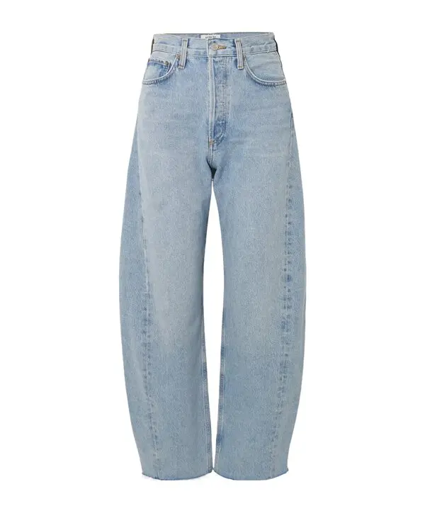 AGOLDE High-waisted Denim Trousers