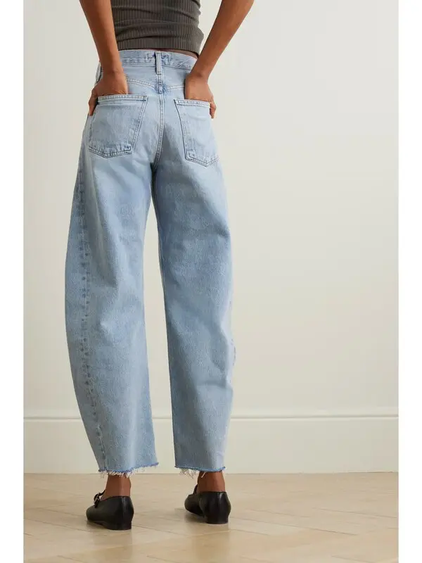 AGOLDE High-waisted Denim Trousers