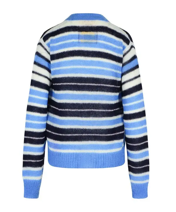 Marni V-neck Striped Cardigan