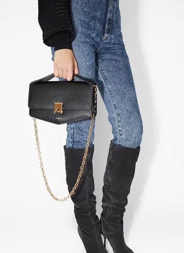 Alaïa Le Papa East West Small Crossbody Bag