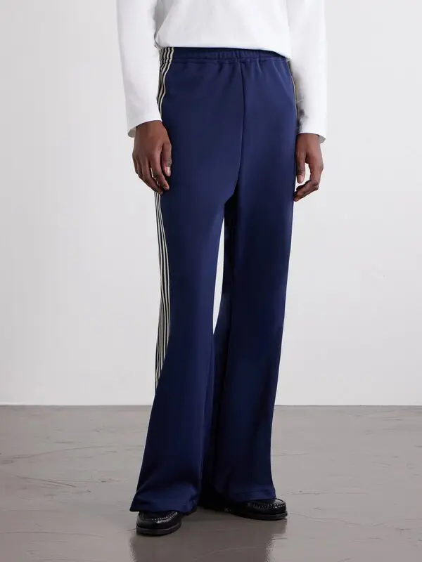 Kapital Straight-leg Striped Jersey Sweatpants