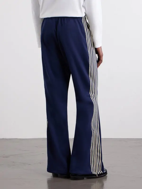 Kapital Straight-leg Striped Jersey Sweatpants