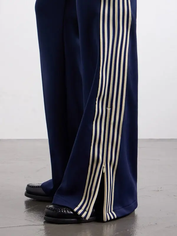 Kapital Straight-leg Striped Jersey Sweatpants
