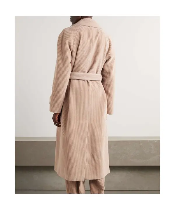 Loro Piana Double-breasted Belted Coat